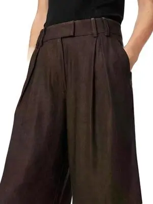 ALLSAINTS Pleated Twill Shorts