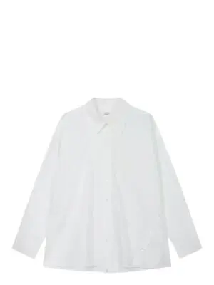 STUDIO TOMBOY Diagonal-button Shirt - White