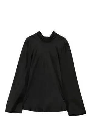 RÓHE Bow-detail Long-sleeve Top - Black
