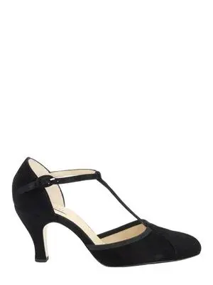 Repetto T-bar Suede Pumps - Black