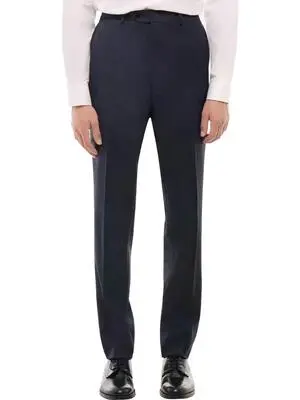 FURSAC Prince Of Wales Check Tailored Trousers - Blue