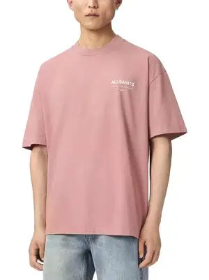 ALLSAINTS Backstage Logo-print T-shirt - Pink