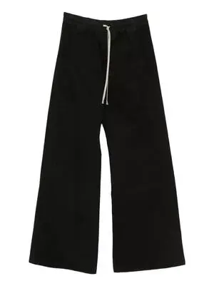 Rick Owens Press-stud Wide-leg Trousers - Black