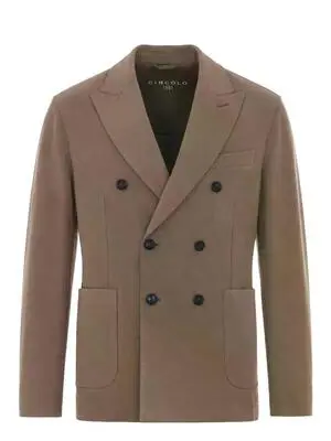 CIRCOLO 1901 Double-breasted Peak-lapel Jacket - Brown