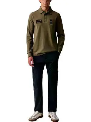 AERONAUTICA MILITARE Logo-patch Cargo Pants - Blue