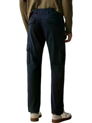 AERONAUTICA MILITARE Logo-patch Cargo Pants - Blue