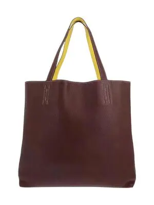 Hermès 2020 Double Sens Leather Tote Bag Brown
