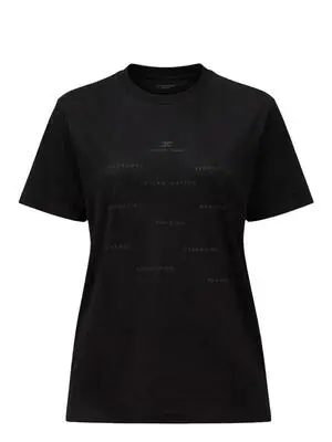 Elisabetta Franchi Logo-print T-shirt - Black