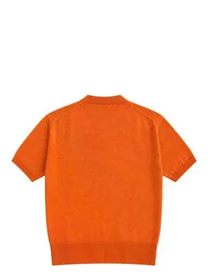 Seventy Short-sleeve Crew-neck Sweater - Orange