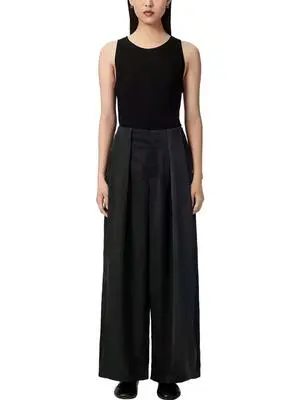 ALLSAINTS Lola Pleated Wide-leg Trousers