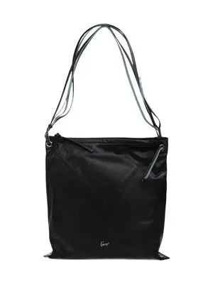 Kenzo Kite Logo-print Leather Tote Bag - Black