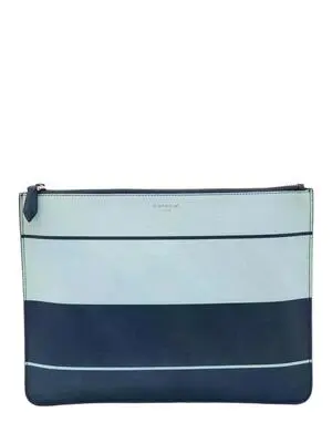 Givenchy Colour-block Zip Clutch - Blue