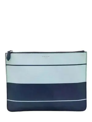 Givenchy Colour-block Zip Clutch - Blue