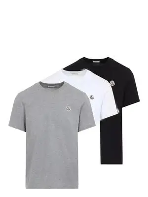 Moncler Logo-patch T-shirt - Grey