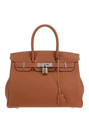 Hermès 2025 30 Birkin Togo Handbag Brown