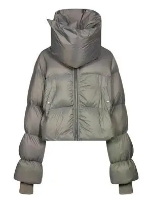 RICK OWENS Quilted Funnel-neck Jacket