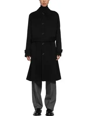 LARDINI Belted Single-breasted Trench Coat