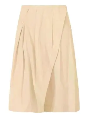 Issey Miyake Looped Pleated Wrap Trousers Neutrals