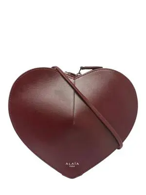 Alaïa Le Coeur Heart Shoulder Bag Red
