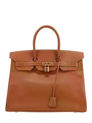 Hermès 1998 35 Birkin Tote Bag Brown