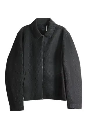 PUMA Mesh-texture Zip-up Jacket Black