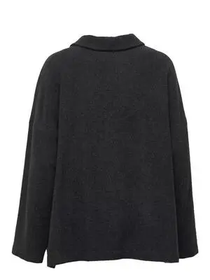 Apuntob Oversized Single-breasted Blazer - Grey