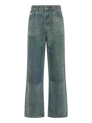 FOUND Carpenter Panelled Jeans - Blue