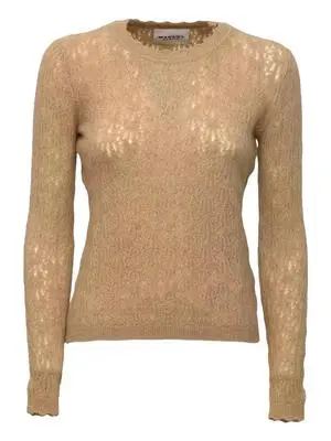 Isabel Marant Étoile Obeline Alpaca Sweater Neutrals