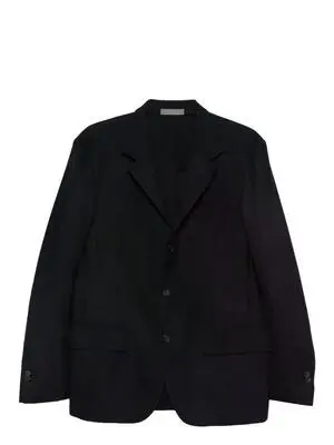 Corneliani Textured Single-breasted Blazer - Blue