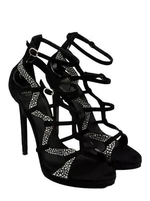 VERSACE Crystal-embellished Gladiator Sandals