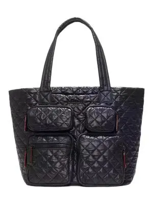 Mz Wallace Medium Metro Quilted Tote Bag Black