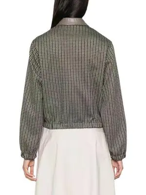 FABIANA FILIPPI Check-pattern Zip-up Jacket