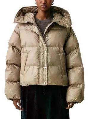 PINKO Technical Canvas Jacket With Hood