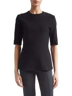 HIGH SPORT Wes Mini Check Top - Black