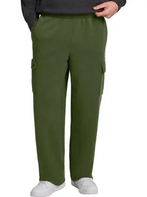 Champion Fleece Cargo Pant, C Logo - Chive