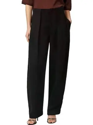 ALLSAINTS Pleated Wide-leg Trousers - Black
