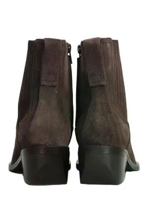 MARA BINI Suede Side-zip Ankle Chelsea Boots - Brown
