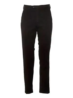 BRIGLIA 1949 Cotton Trousers - Brown