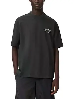 ALLSAINTS Backstage Logo-print Cotton T-shirt - Grey