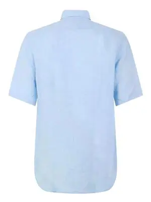 Paul & Shark Linen Short-sleeve Shirt - Blue
