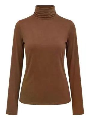 Seventy Roll-neck Long-sleeve Sweater - Brown