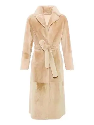YVES SALOMON Reversible Belted Coat