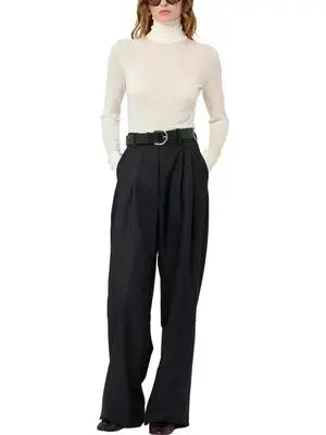 NICHOLAS Roll-neck Sweater - Neutrals