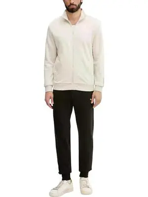 PUMA Logo-print Zip-up Sweatshirt - Neutrals