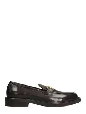MARA BINI Horsebit Leather Loafers
