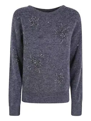 Seventy Crystal-embellished Sweater - Grey