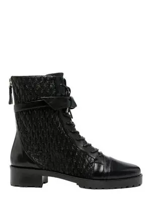 ALEXANDRE BIRMAN Clarita Quilted Combat Boots Black