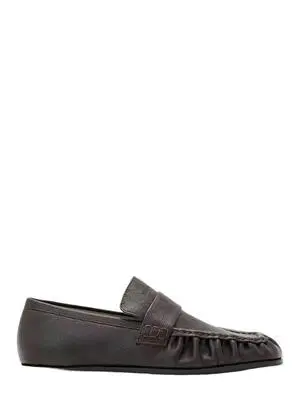 ALLSAINTS Julie Leather Loafers - Brown