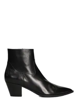 MARA BINI Pointed-toe Ankle Boots Black