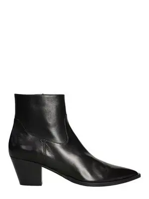 MARA BINI Pointed-toe Ankle Boots - Black